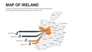 Editable Ireland PowerPoint maps | ImagineLayout.com