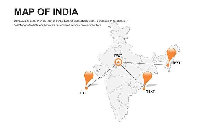 Customizable India PowerPoint Maps: Download PPT