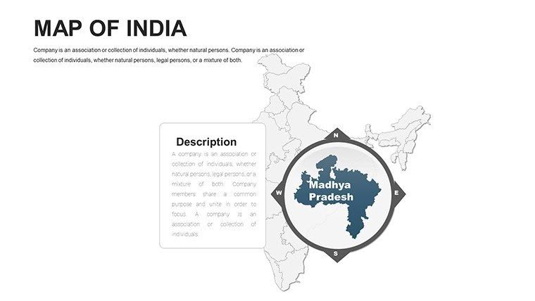 Customizable India PowerPoint Maps: Download PPT