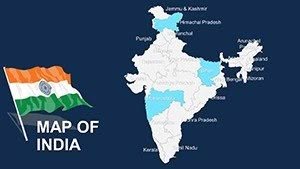 Customizable India PowerPoint Maps: Download PPT