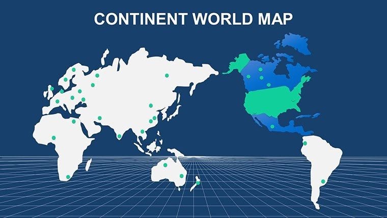Modern World PowerPoint Maps Template