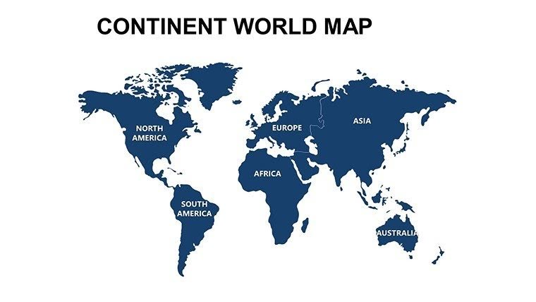 Modern World PowerPoint Maps Template