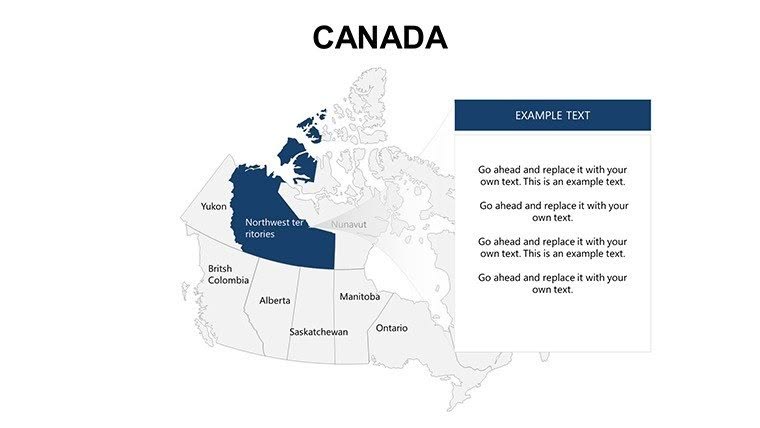 Province Canada PowerPoint maps | ImagineLayout.com