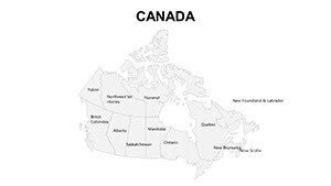 Province Canada PowerPoint maps | ImagineLayout.com