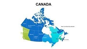 Province Canada PowerPoint maps | ImagineLayout.com