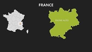 France Regions PowerPoint Maps: Download PPT
