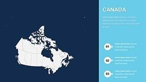 Canada Provinces PowerPoint Maps Template