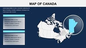 Canada Provinces PowerPoint Maps Template