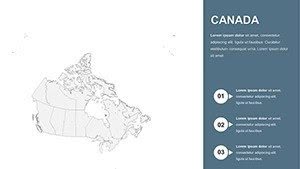 Canada Provinces PowerPoint Maps Template