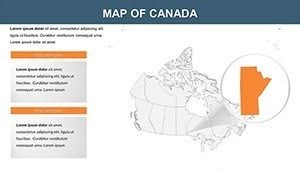 Canada Provinces PowerPoint Maps Template