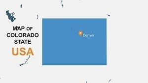 USA State Colorado Counties PowerPoint Maps Template