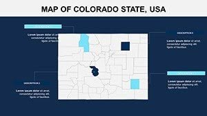 USA State Colorado Counties PowerPoint Maps Template