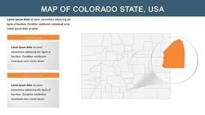 USA State Colorado Counties PowerPoint Maps Template