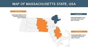 USA Massachusetts PowerPoint Maps: Download PPT