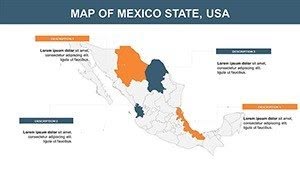 Mexico PowerPoint Maps Presentation Template: Download PPT