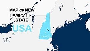 New Hampshire USA PowerPoint Maps Presentations: Download PPT