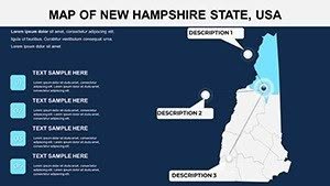 New Hampshire USA PowerPoint Maps Presentations: Download PPT