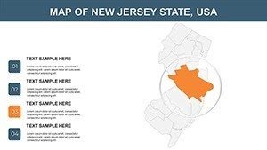 New Jersey USA PowerPoint Maps for Presentation