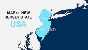 New Jersey USA PowerPoint Maps for Presentation