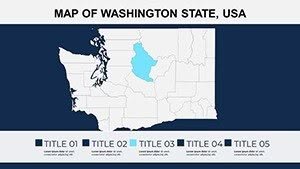 Washington USA PowerPoint Maps: Download PPT