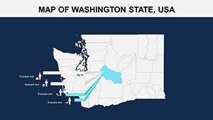 Washington USA PowerPoint Maps: Download PPT