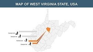 West Virginia USA PowerPoint Maps Template - Presentation