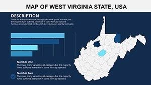 West Virginia USA PowerPoint Maps Template - Presentation