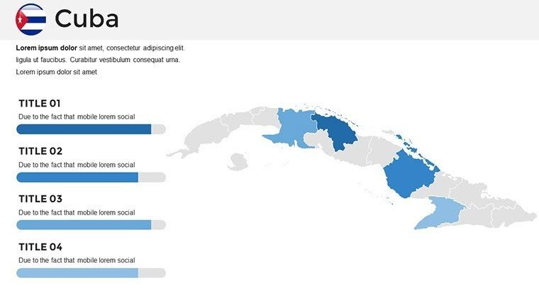 Cuba PowerPoint Maps Template: Download PPT