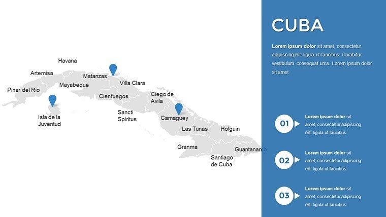 Cuba PowerPoint Maps Template: Download PPT