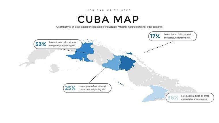 Cuba PowerPoint Maps Template: Download PPT