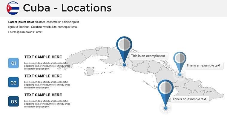 Cuba PowerPoint Maps Template: Download PPT
