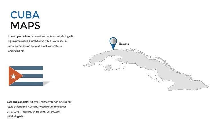 Cuba PowerPoint Maps Template: Download PPT
