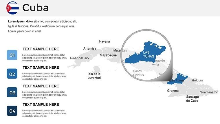 Cuba PowerPoint Maps Template: Download PPT