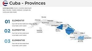 Cuba PowerPoint Maps Template: Download PPT