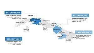 Cuba PowerPoint Maps Template: Download PPT
