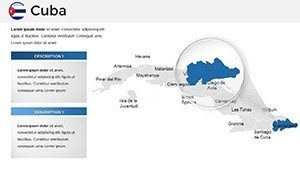 Cuba PowerPoint Maps Template: Download PPT