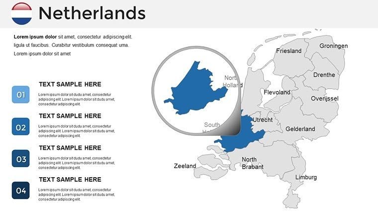 Netherlands PowerPoint Maps Template
