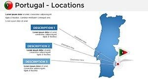Portugal PowerPoint Maps Template Presentation: Download PPT
