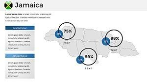 Jamaica PowerPoint Maps: Presentation Template