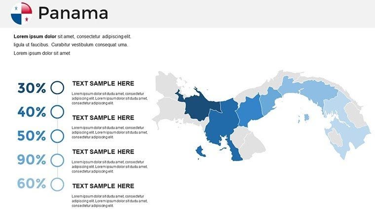 Panama PowerPoint Maps Templates | ImagineLayout.com