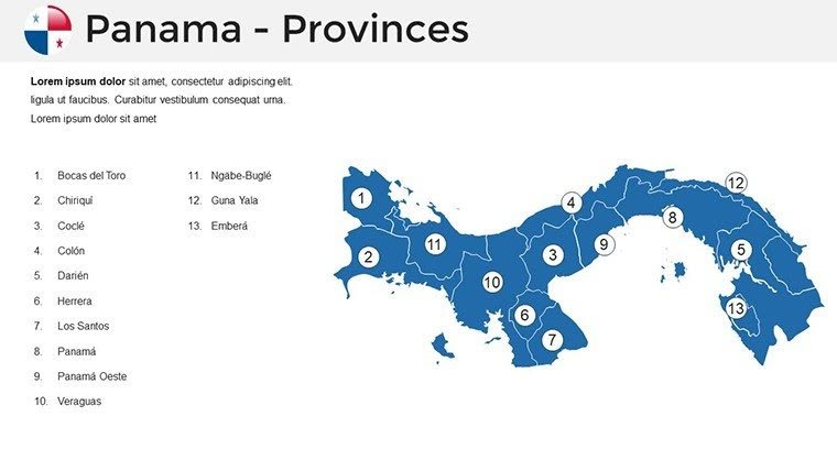 Panama PowerPoint Maps Templates | ImagineLayout.com