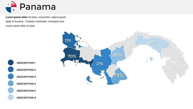 Panama PowerPoint Maps Templates | ImagineLayout.com