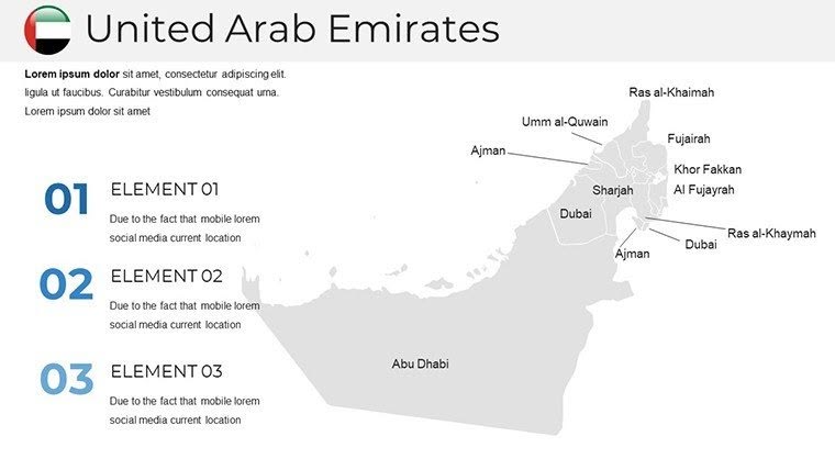 UAE PowerPoint Maps: Download PPT