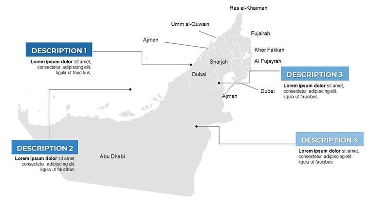 UAE PowerPoint Maps: Download PPT
