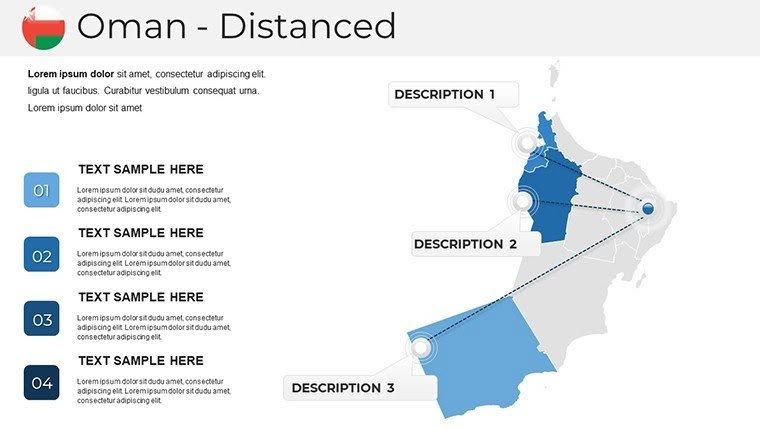 Oman PowerPoint Maps Template for Presentation