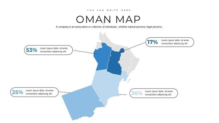 Oman PowerPoint Maps Template for Presentation