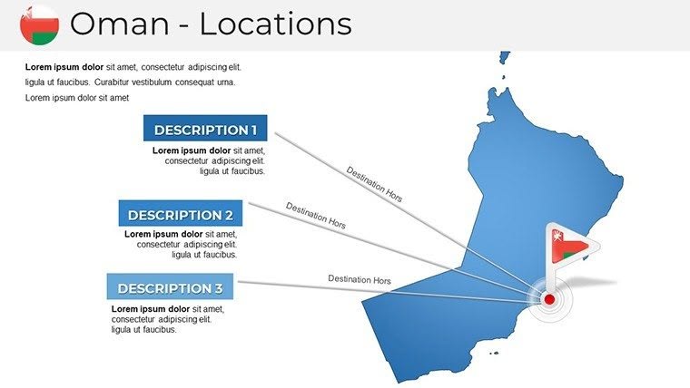 Oman PowerPoint Maps Template for Presentation