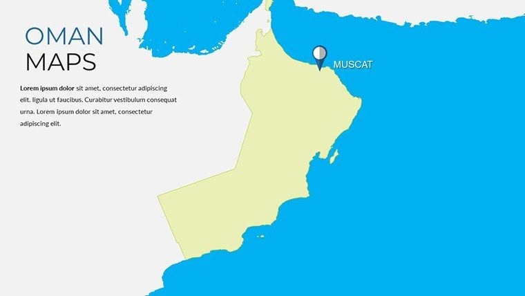 Oman PowerPoint Maps Template for Presentation