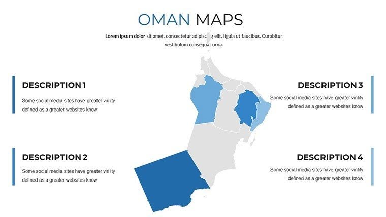 Oman PowerPoint Maps Template for Presentation
