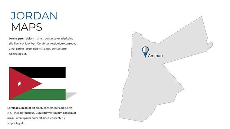 Jordan PowerPoint Maps Template - Presentation
